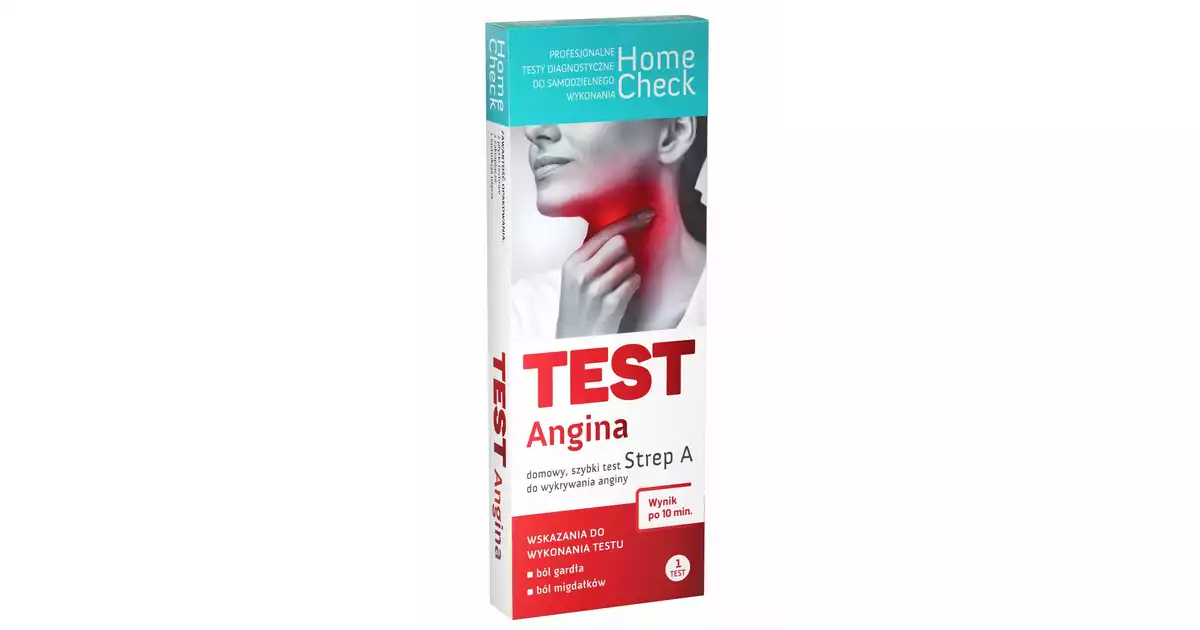 Test ANGINA – STREP A, szybki test do wykrywania paciorkowców Tramco24