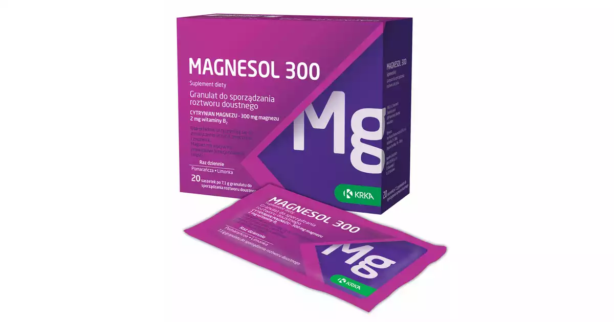 Magnesol 300 - redukcja zmęczenia i prawidłowy metabolizm | Tramco24